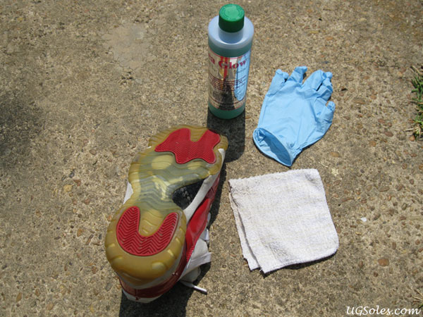 How To Restore Yellowed Soles with Sea Glow - SneakerNews.com