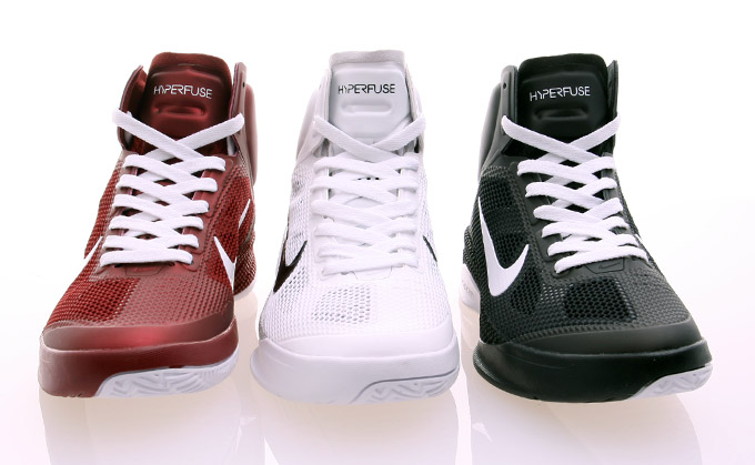 Nike Hyperfuse - New Colorways - Red + White + Black - SneakerNews.com