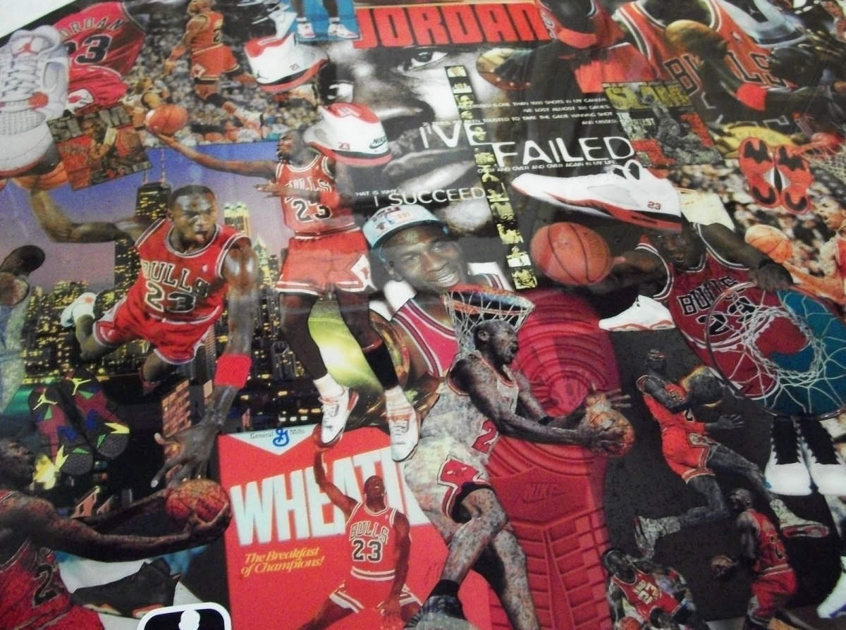 Michael Jordan Collage Backboard @ Sole Fly - SneakerNews.com