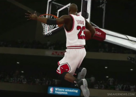 Michael Jordan Wears Air Jordan XII 'Playoffs' in NBA 2K11 ...