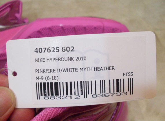 Nike Hyperdunk 2010 'Think Pink' - Sample on eBay - SneakerNews.com