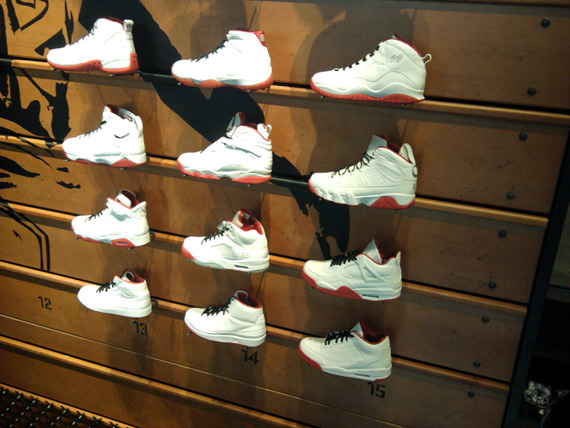 Air Jordan History of Flight Display @ NikeTown Santa Monica, CA ...