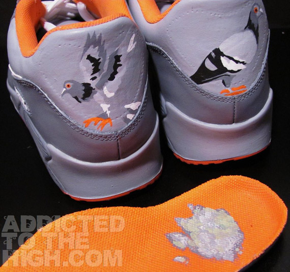 Nike Air Max 90 'Pigeon' by MizzeeCustoms - SneakerNews.com