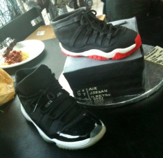 Air Jordan XI 'Bred' Birthday Cake - SneakerNews.com