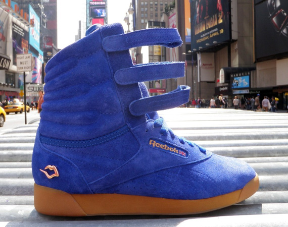 Married To The Mob x Reebok Freestyle Dubble Bubble - SneakerNews.com