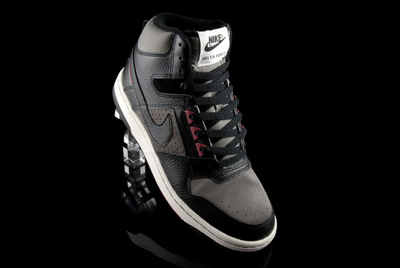 Nike Delta Force High - Soft Grey - Black - Team Red - Sail ...