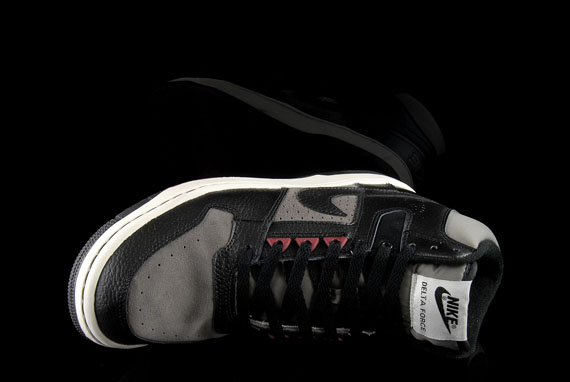 Nike Delta Force High - Soft Grey - Black - Team Red - Sail ...