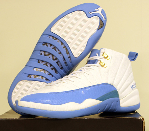 Air Jordan XII (12) – Carmelo Anthony Home PE - SneakerNews.com