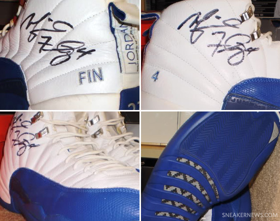 Air Jordan XII (12) – Michael Finley Autographed Game-Worn Mavs PE ...