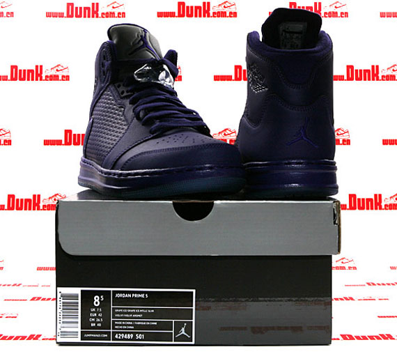 Air Jordan Prime 5 - Grape Ice - Metallic Silver - SneakerNews.com