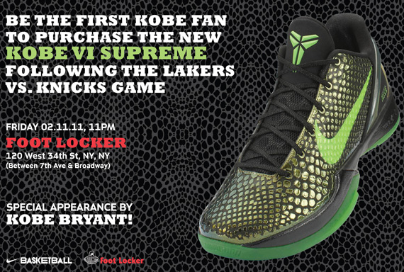 Kobe Bryant x Nike Zoom Kobe VI 'Rice' - NYC Release Event ...