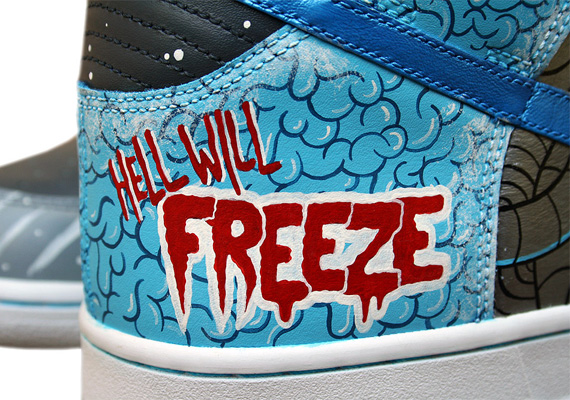 Sekure D for Royalefam x Nike Dunk 'Horror' Customs - SneakerNews.com