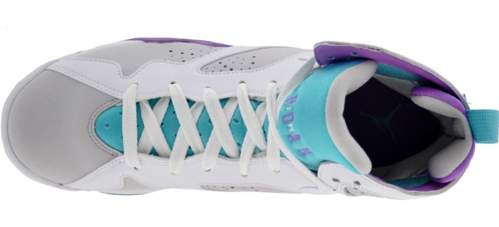 Air Jordan 7 GS - Neutral Grey - Mineral Blue - Bright Violet ...