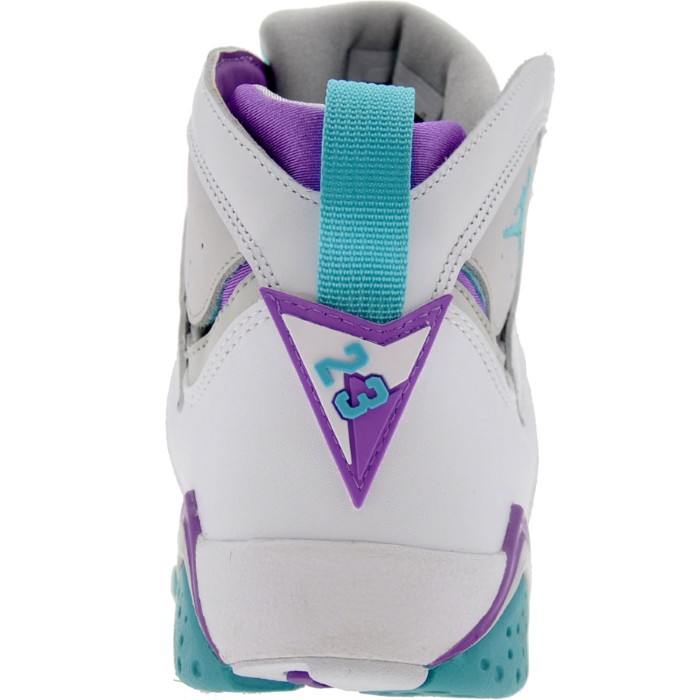 Air Jordan 7 GS - Neutral Grey - Mineral Blue - Bright Violet ...