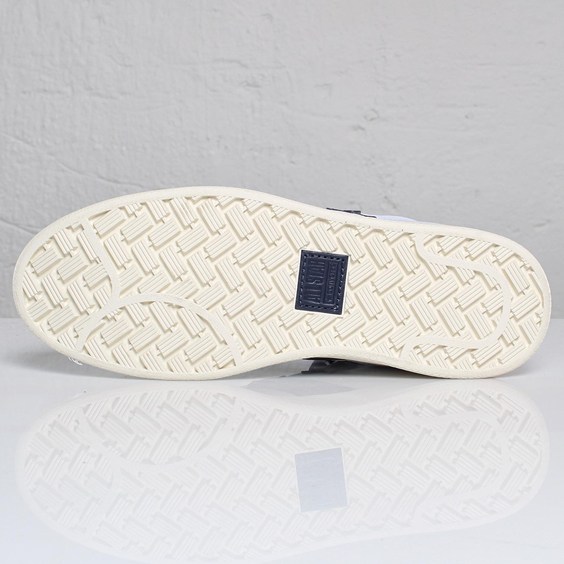 Converse Fast Break Pro Leather Mid - White - Navy - SneakerNews.com