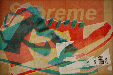 Supreme x Nike SB Dunk High Illustrations by Mr. Burt - SneakerNews.com