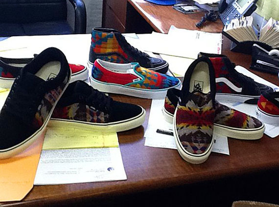 Pendleton x Vans for Nibwaakaawin - SneakerNews.com