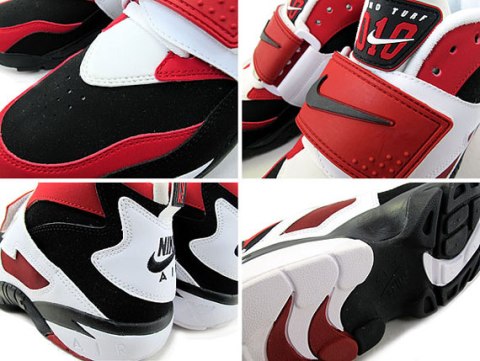 Nike Air Diamond Turf - Black - Varsity Red - White - SneakerNews.com
