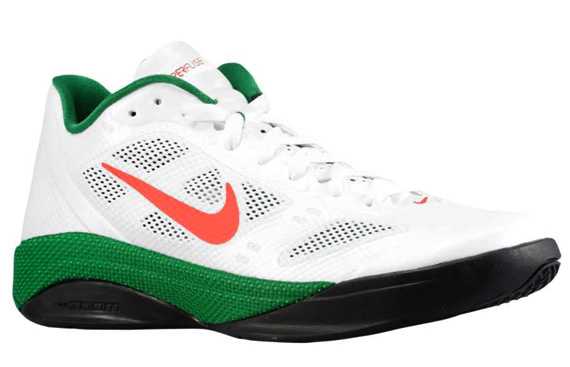 Nike Zoom Hyperfuse 2011 Low - White - Green - Red - SneakerNews.com