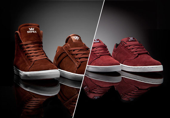Supra Burgundy + Brown Set - SneakerNews.com