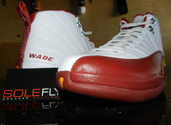 Air Jordan XII - Dwyane Wade Heat Home PE - SneakerNews.com