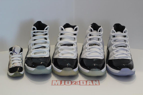 Air Jordan XI 'Concord' - Historical Comparison - SneakerNews.com