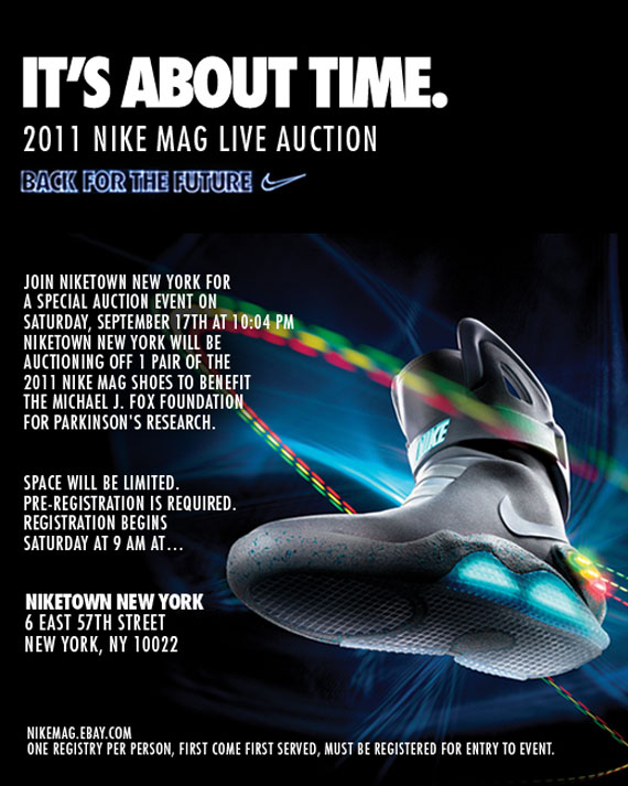 Nike Mag 2011 Live Auction @ Niketown, NY - SneakerNews.com