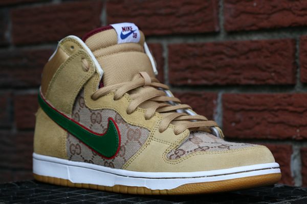Nike SB Dunk High + Low 'Gucci' Customs - SneakerNews.com