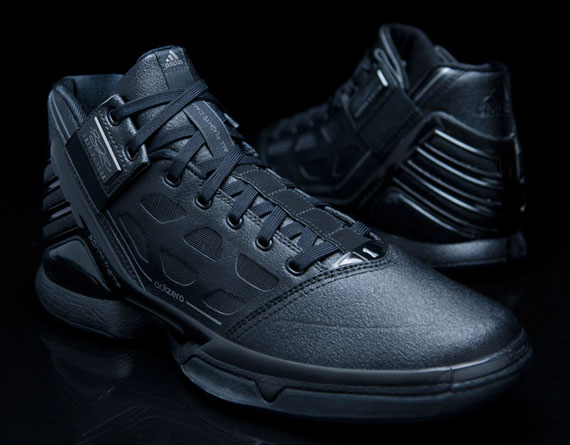adidas adiZero Rose 2 'Triple Black' - SneakerNews.com