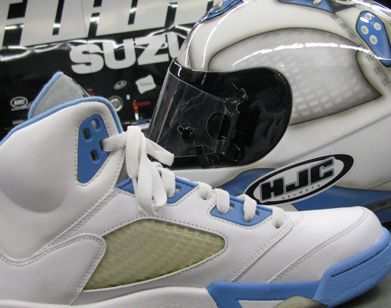 Air Jordan V Inspired Motorcycle Helmet - SneakerNews.com