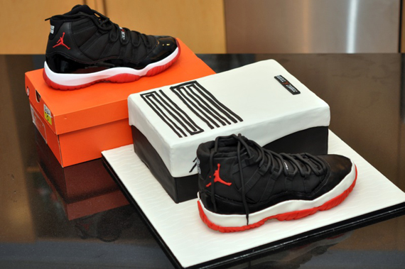 Air Jordan XI 'Bred' Sneaker Cake - SneakerNews.com