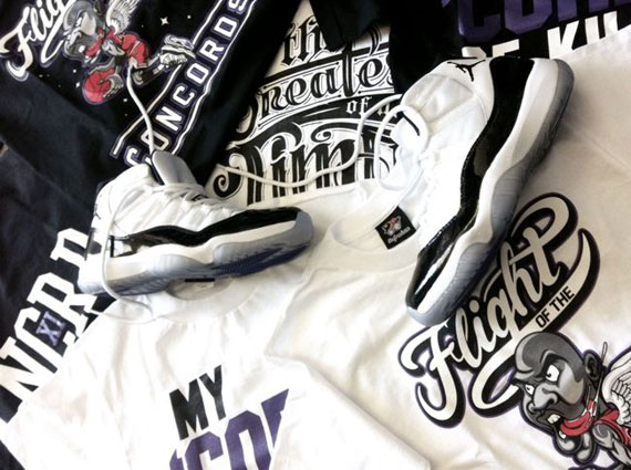 Air Jordan 11 'Concord' Apparel by The Freshnes - SneakerNews.com