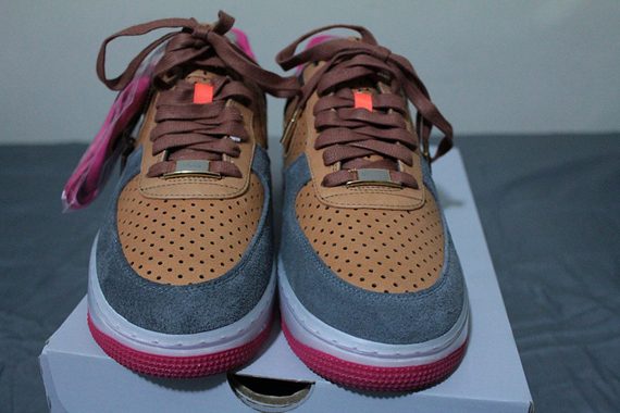 Nike Air Force 1 Bespoke 'Net Air Yeezy' by Shea White - SneakerNews.com