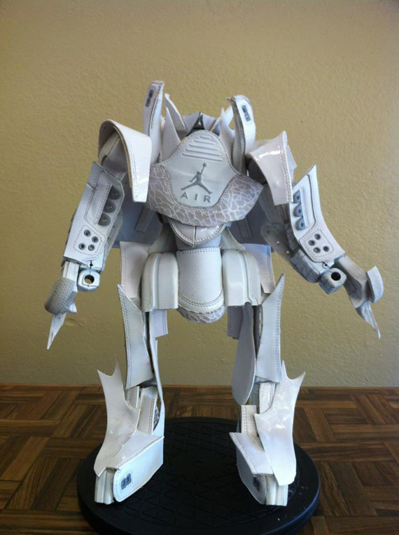 Robot Sneaker Sculptures by TransShoe Formers - SneakerNews.com