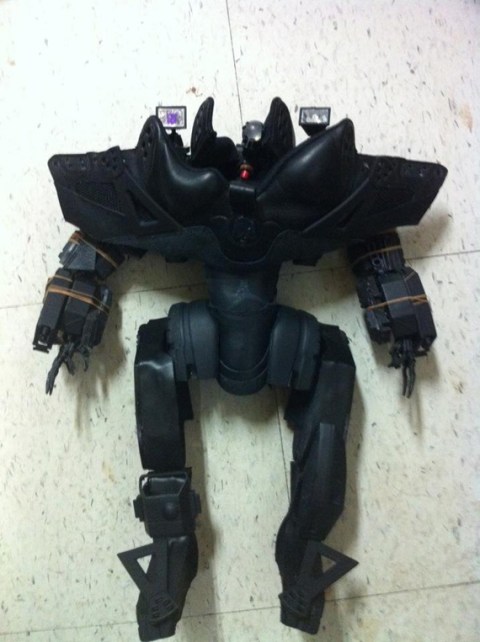 Robot Sneaker Sculptures by TransShoe Formers - SneakerNews.com