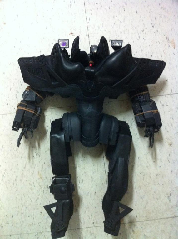 Robot Sneaker Sculptures by TransShoe Formers - SneakerNews.com