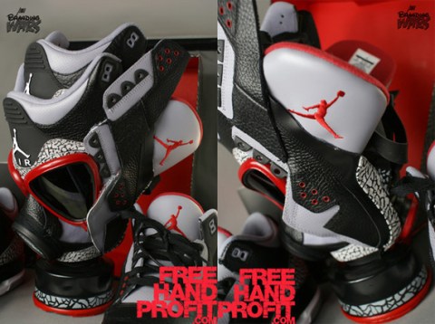 Air Jordan III Black/Cement Gas Mask - SneakerNews.com