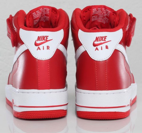 Nike Air Force 1 Mid - Sport Red - White - SneakerNews.com