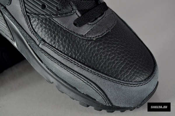 Nike Air Max 90 Premium - Black Leather - SneakerNews.com