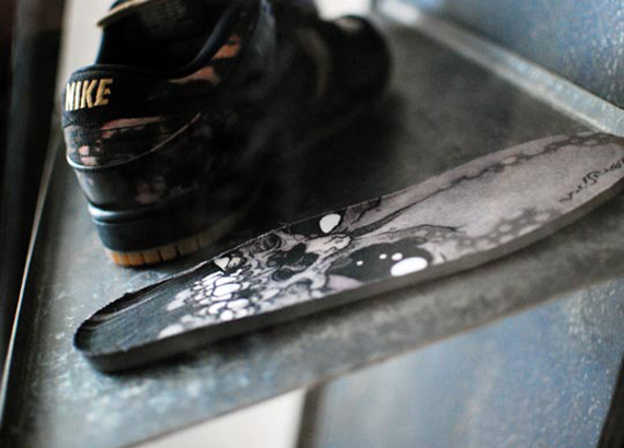 Pushead x Nike SB Dunk Low 'Bleached' - First Look - SneakerNews.com