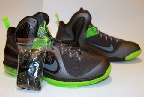 Nike LeBron 9 'Dunkman' - Swingman Logo Sample - SneakerNews.com