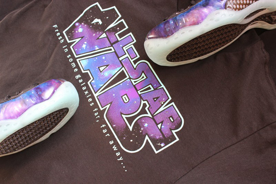 Galaxy Foamposite-Inspired T-Shirts By The Freshnes - SneakerNews.com