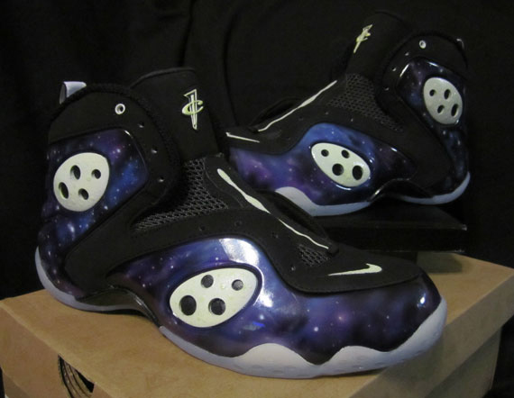 Nike Zoom Rookie LWP - Glow In The Dark 'Galaxy' Customs - SneakerNews.com