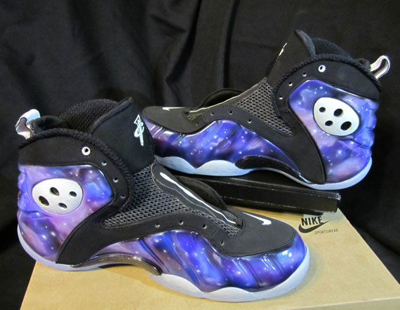 Nike Zoom Rookie LWP - Glow In The Dark 'Galaxy' Customs - SneakerNews.com