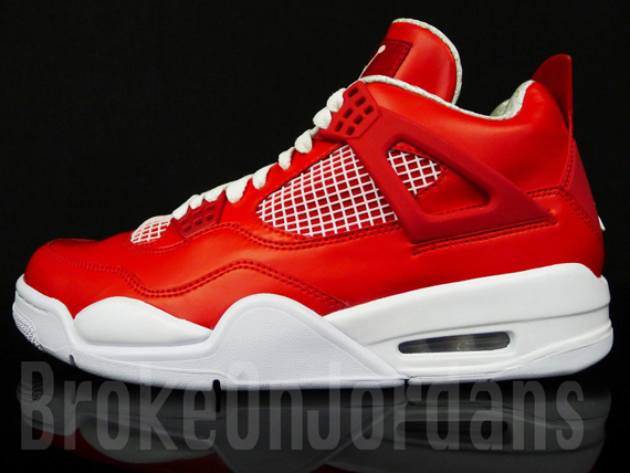 Air Jordan IV - Red/White Sample - SneakerNews.com
