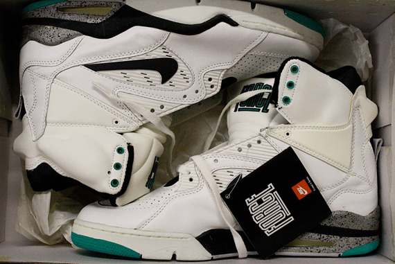 Nike Air Command Force - White - Black - Bright Green | OG Pair on eBay ...