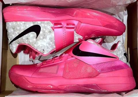 Nike Zoom KD IV 'Aunt Pearl' Think Pink - SneakerNews.com