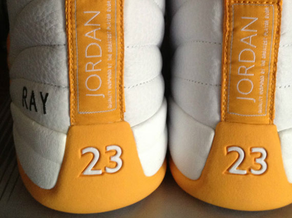 Air Jordan XII - Ray Allen Seattle Sonics Home PE - SneakerNews.com