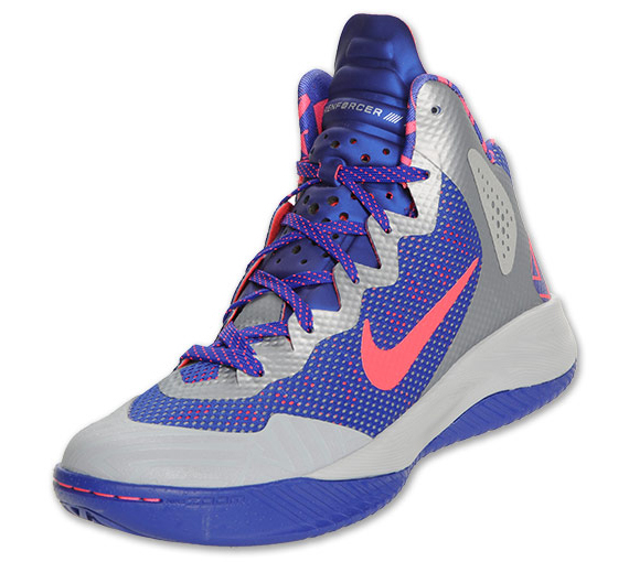 Nike Zoom Hyperenforcer XD - Wolf Grey - Solar Red - Concord ...