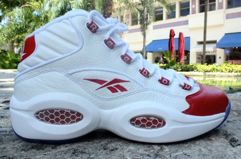 Reebok Question - White - Pearlized Red | Detailed Images - SneakerNews.com
